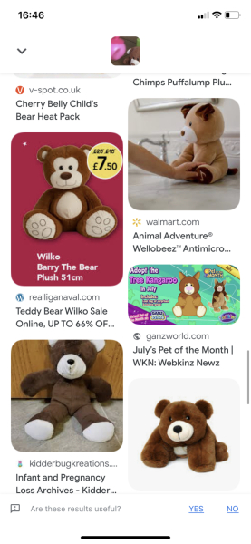 to ask you to help me find this teddy please? | Mumsnet